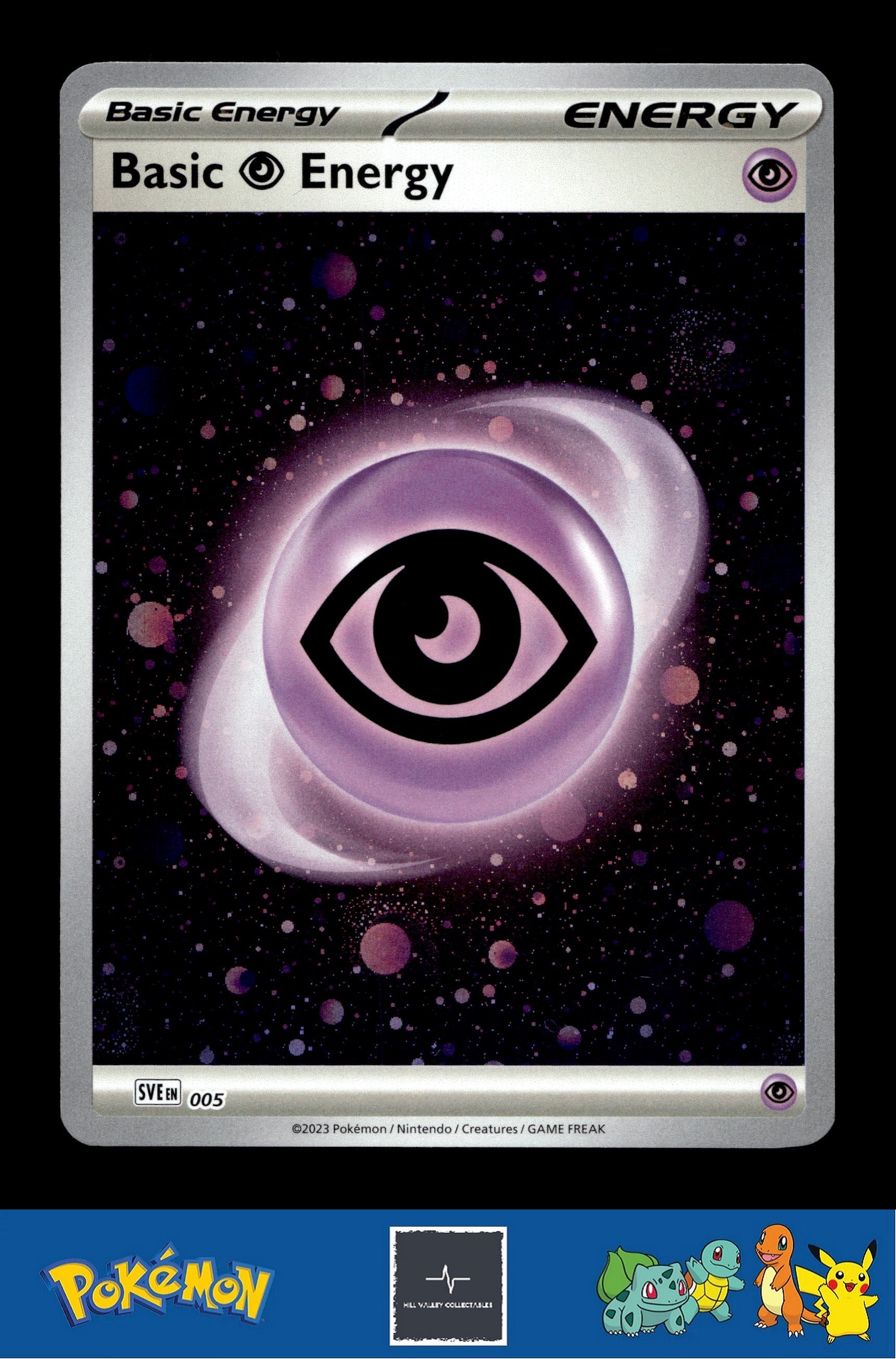 2023 Pokemon SVIen 151 Cosmos Holo 005 Basic Psychic Energy 2 SWIRLS ...