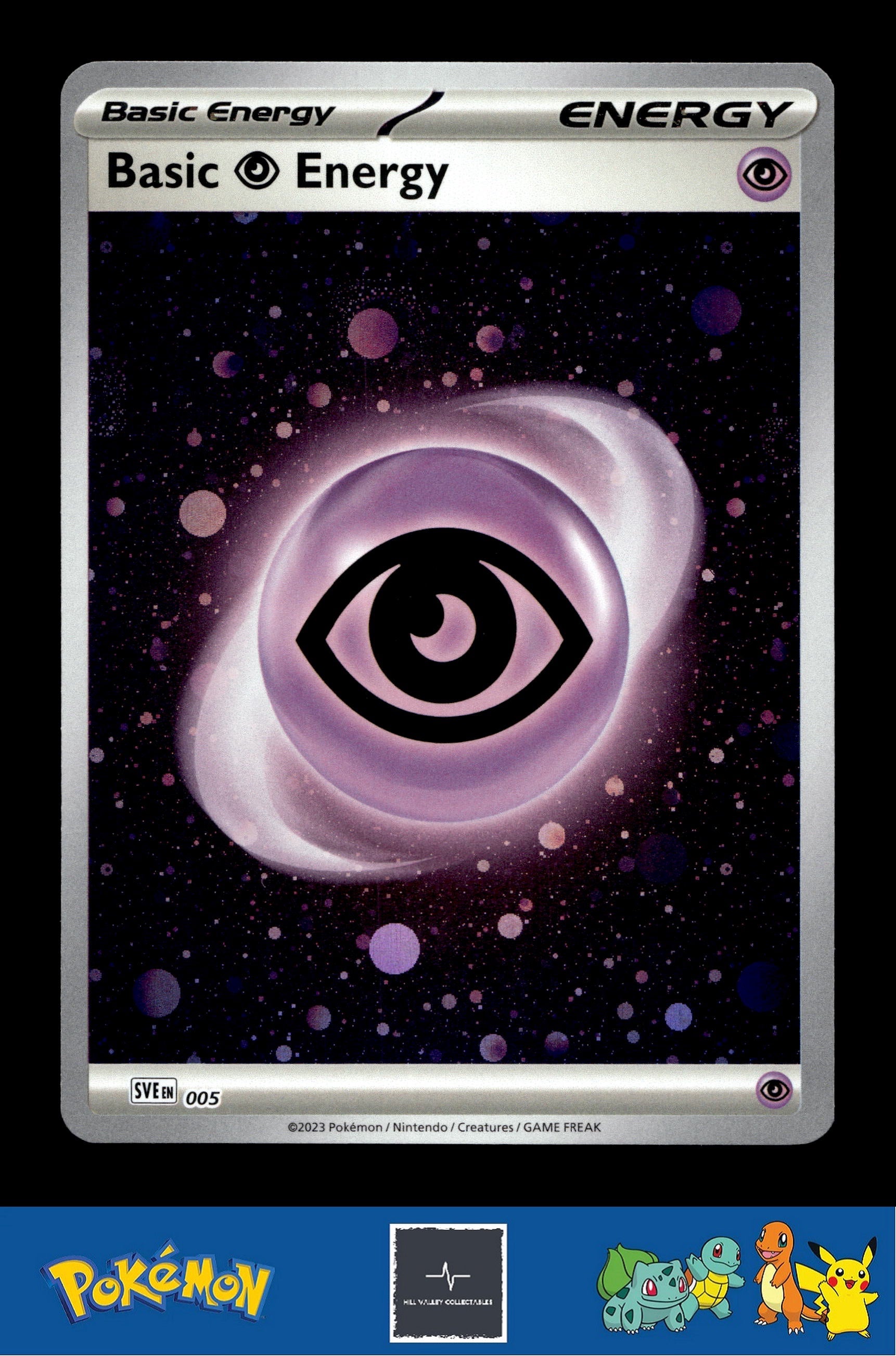 2023 Pokemon SVIen 151 Cosmos Holo 005 Basic Psychic Energy 1 SWIRL ...