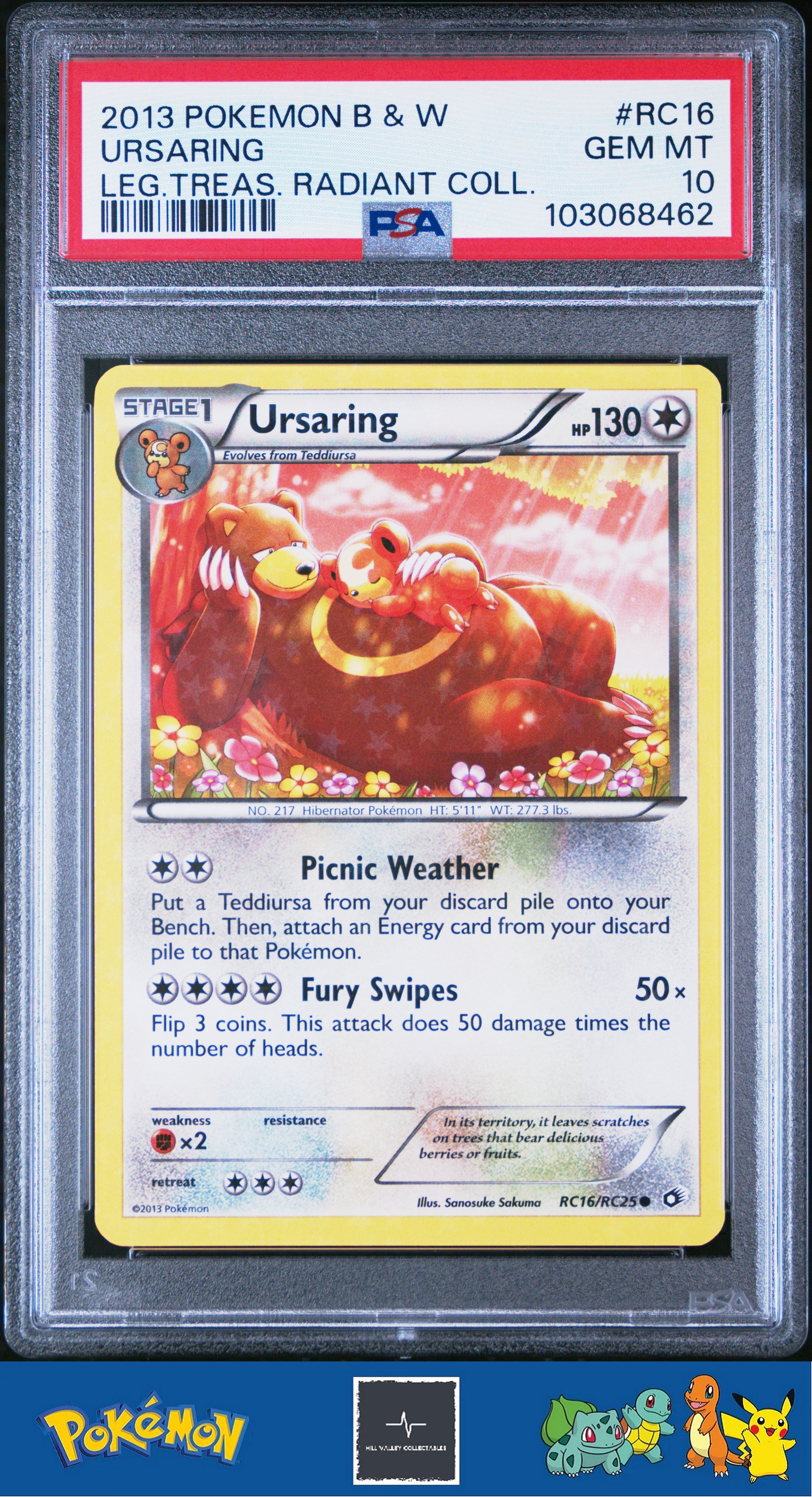 2013 Pokemon BW Legendary Treasures Radiant Collection RC16/RC25 Ursar ...